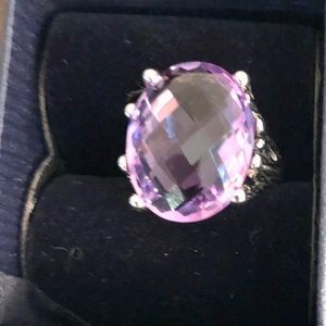 Stauer | Jewelry | Gemstone Decadence Purple Amethyst Ring Size 6 ...